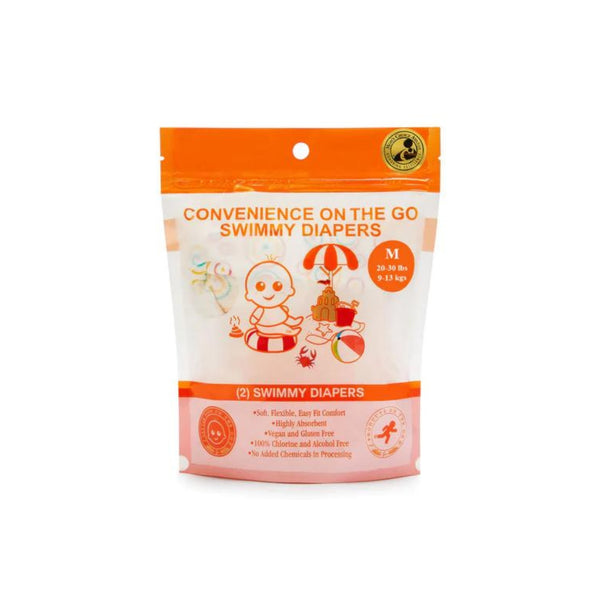 Little Toes Natural Disposable Swim Diaper - Convenience On The Go 2 P